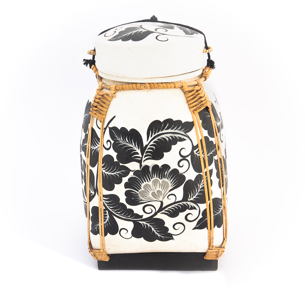 Buy Thai Rice Box Decorative Accessory Made From Bamboo Online