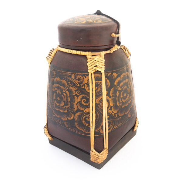 Hand Painted Traditional Rice Storage